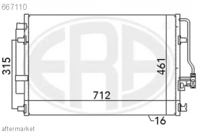 A68013633AA MERCEDES-BENZ - Конденсатор, кондиционер. Замена, описание ...