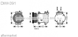 96813346 CHEVROLET - Компрессор, кондиционер. Замена, описание, фото ...