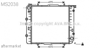 4635001100 MERCEDES-BENZ - Радиатор, охлаждение двигателя. Замена ...