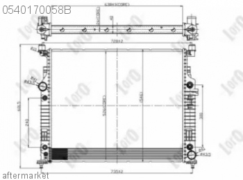 A2515000003 MERCEDES-BENZ - Радиатор, охлаждение двигателя. Замена ...