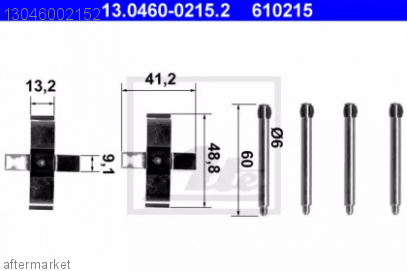 0004214091 MERCEDES-BENZ - Комплектующие, колодки дискового тормоза ...