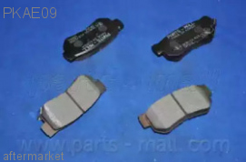 PKAE09 PARTS-MALL - Комплект тормозных колодок, дисковый тормоз. Замена ...