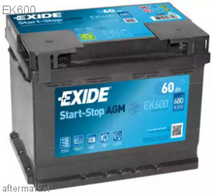 EK600 EXIDE - Стартерная аккумуляторная батарея. Замена, описание, фото ...
