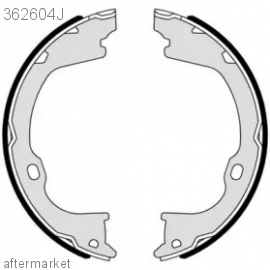 04560176AA JEEP - Комплект тормозных колодок, стояночная тормозная ...