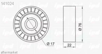 141024 ipd - Натяжной ролик, поликлиновойремень. Замена, описание, фото ...