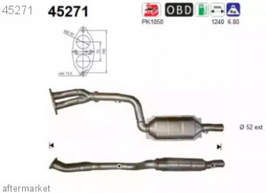45271 as - Катализатор. Замена, описание, фото, аналоги, цены, купить запчасти в ближайшем офисе ...