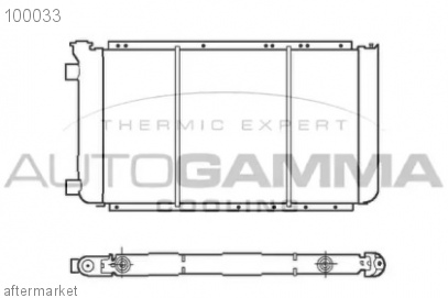 100033 AUTOGAMMA - Радиатор, охлаждение двигателя. Замена, описание ...
