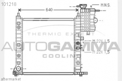 6385013401 MERCEDES-BENZ - Радиатор, охлаждение двигателя. Замена ...