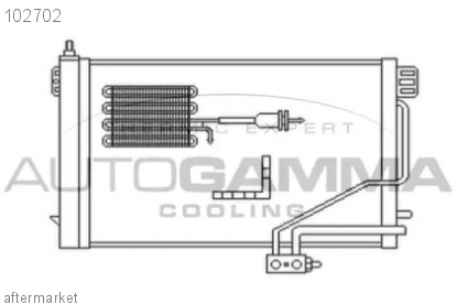 102702 AUTOGAMMA - Конденсатор, кондиционер. Замена, описание, фото ...