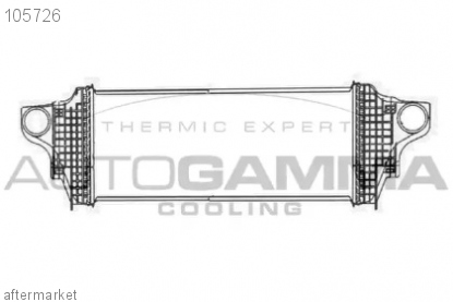 105726 AUTOGAMMA - Интеркулер. Замена, описание, фото, аналоги, цены ...