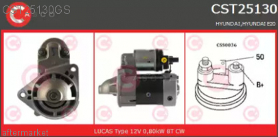 CST25130GS CASCO - Стартер. Замена, описание, фото, аналоги, цены ...