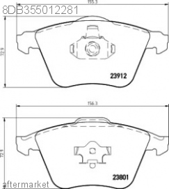 31317658 VOLVO - Комплект тормозных колодок, дисковый тормоз. Замена ...