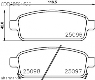 13300867 opel - Комплект тормозных колодок, дисковый тормоз. Замена ...
