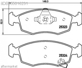 77366212 fiat - Комплект тормозных колодок, дисковый тормоз. Замена ...