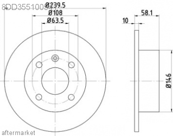 6158203 FORD - Тормозной диск. Замена, описание, фото, аналоги, цены, купить запчасти в ...