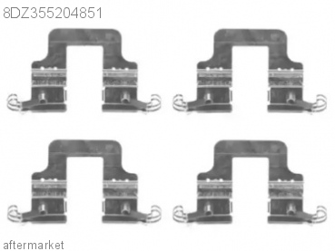 8R0615231 VW - Комплектующие, колодки дискового тормоза. Замена ...