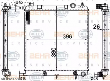 133365 PEUGEOT - Радиатор, охлаждение двигателя. Замена, описание, фото ...