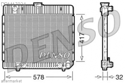 1235013401 MERCEDES-BENZ - Радиатор, охлаждение двигателя. Замена ...