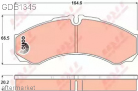 19092981 IVECO - Комплект тормозных колодок, дисковый тормоз. Замена ...