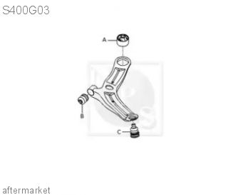 S400G03 NPS - Подвеска, рычаг независимой подвески колеса. Замена ...