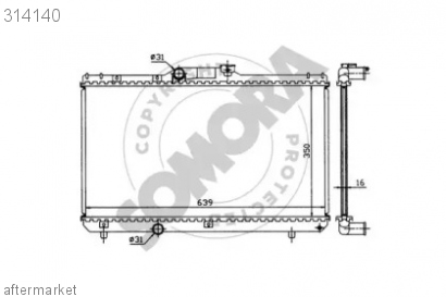 164002e009 TOYOTA - Радиатор, охлаждение двигателя. Замена, описание ...