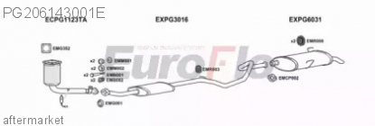 PG206143001E EuroFlo - Система выпуска ОГ. Замена, описание, фото, аналоги, цены, купить ...