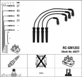 44277 NGK - Комплект проводов зажигания. Замена, описание, фото, аналоги, цены, купить запчасти ...