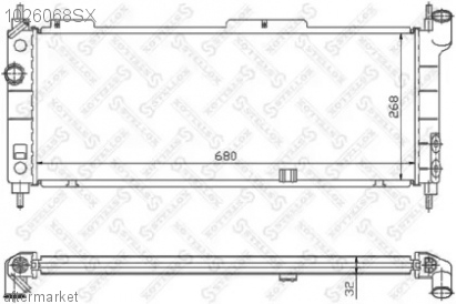 1300152 DAEWOO - Радиатор, охлаждение двигателя. Замена, описание, фото ...