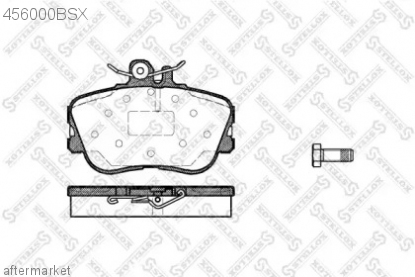 002420212010 MERCEDES-BENZ - Комплект тормозных колодок, дисковый ...