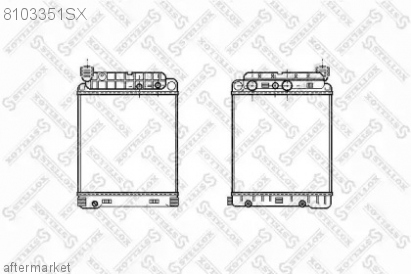 3815010501 MERCEDES-BENZ - Радиатор, охлаждение двигателя. Замена ...