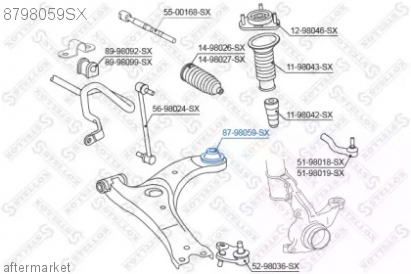4806829245S TOYOTA - Подвеска, рычаг независимой подвески колеса ...