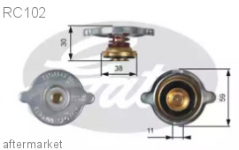 RC102 GATES - Крышка, радиатор. Замена, описание, фото, аналоги, цены ...