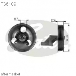 96388586 PEUGEOT - Паразитный / ведущий ролик, поликлиновой ремень ...