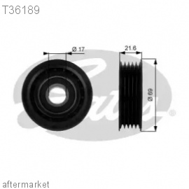 A1662020719 MERCEDES-BENZ - Паразитный / ведущий ролик, поликлиновой ...