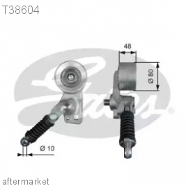 A5412002470 MERCEDES-BENZ - Натяжитель ремня, клиновой зубча. Замена ...